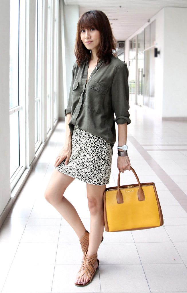 A Slouchy Friday With Colorblock - Stilettoes Diva